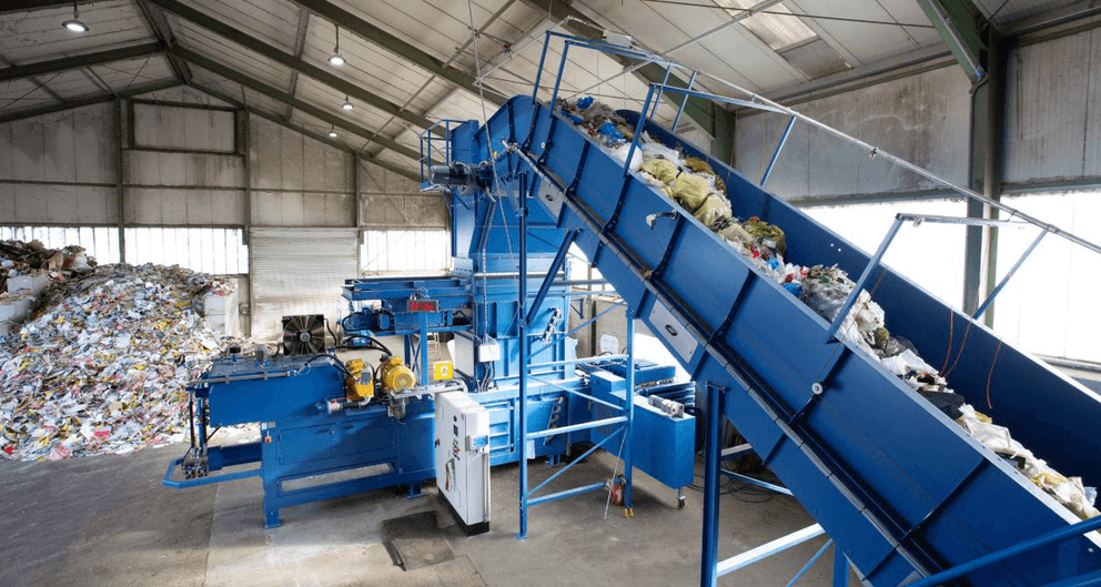 Waste balers for waste management and recycling